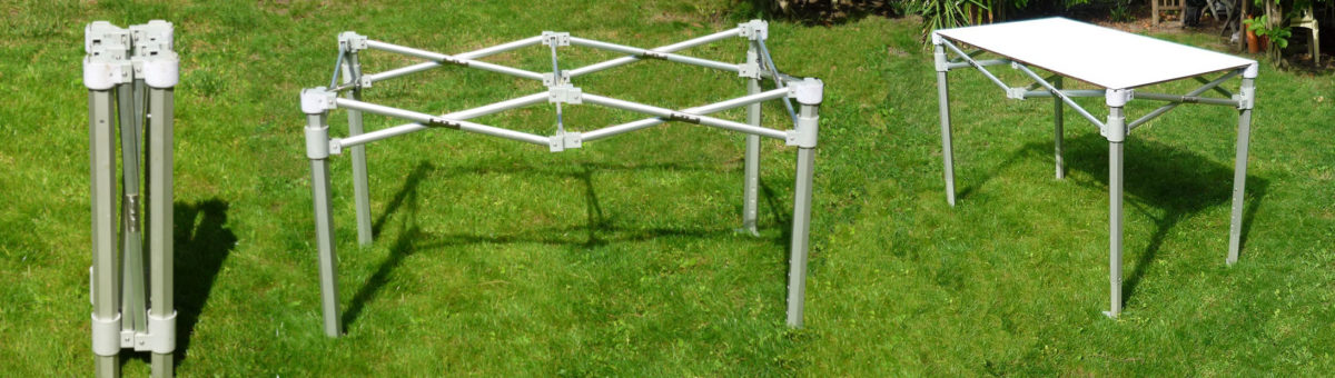 Table traiteur pliante | Mobigrill spécialiste équipements traiteurs